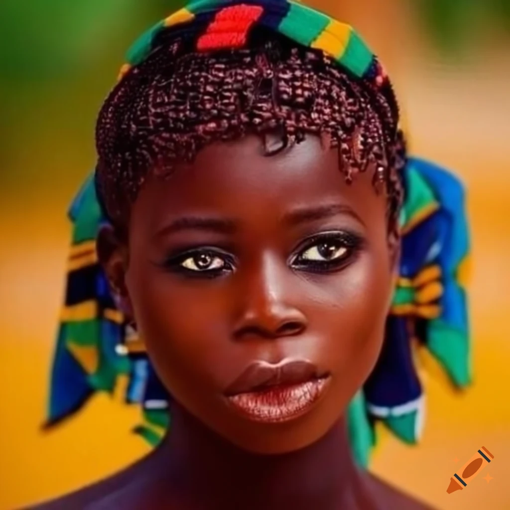 Beautiful woman from ghana