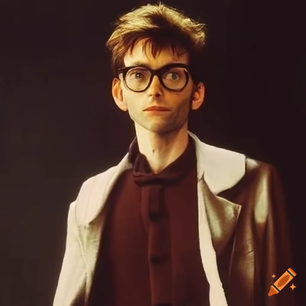 Image of a young david tennant in the 80s