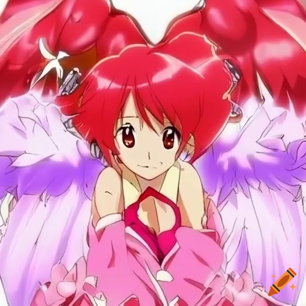 Shiny 3d heart with dazzling anime style and japanese text on Craiyon