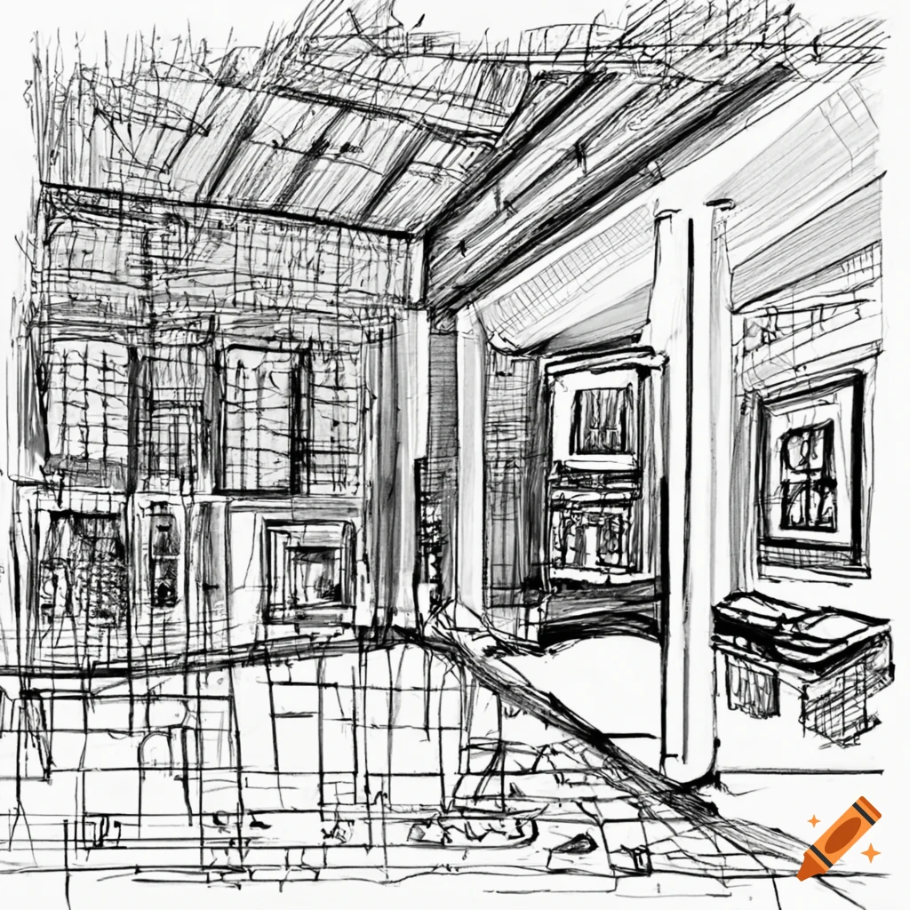 Concept sketch of a modern museum with Filipino and Spanish influences ...