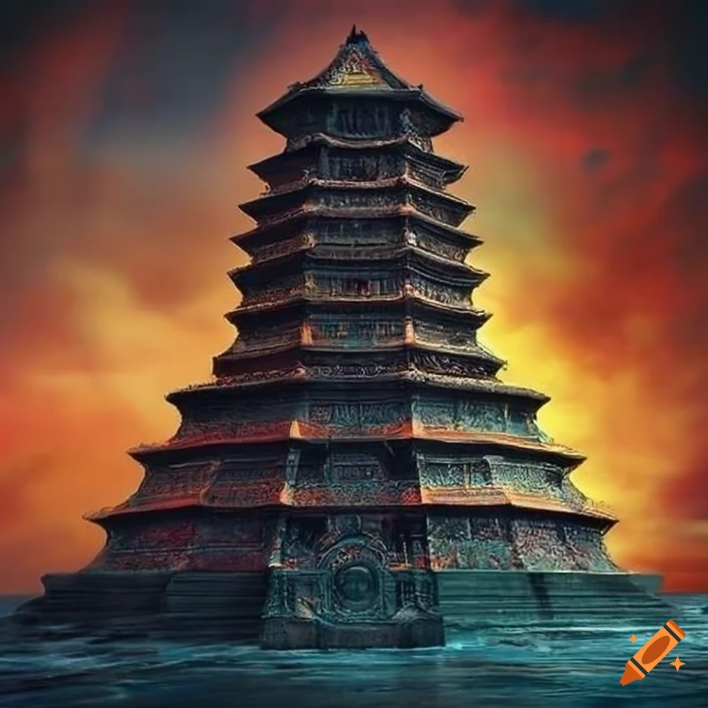 Ancient china illustration on Craiyon