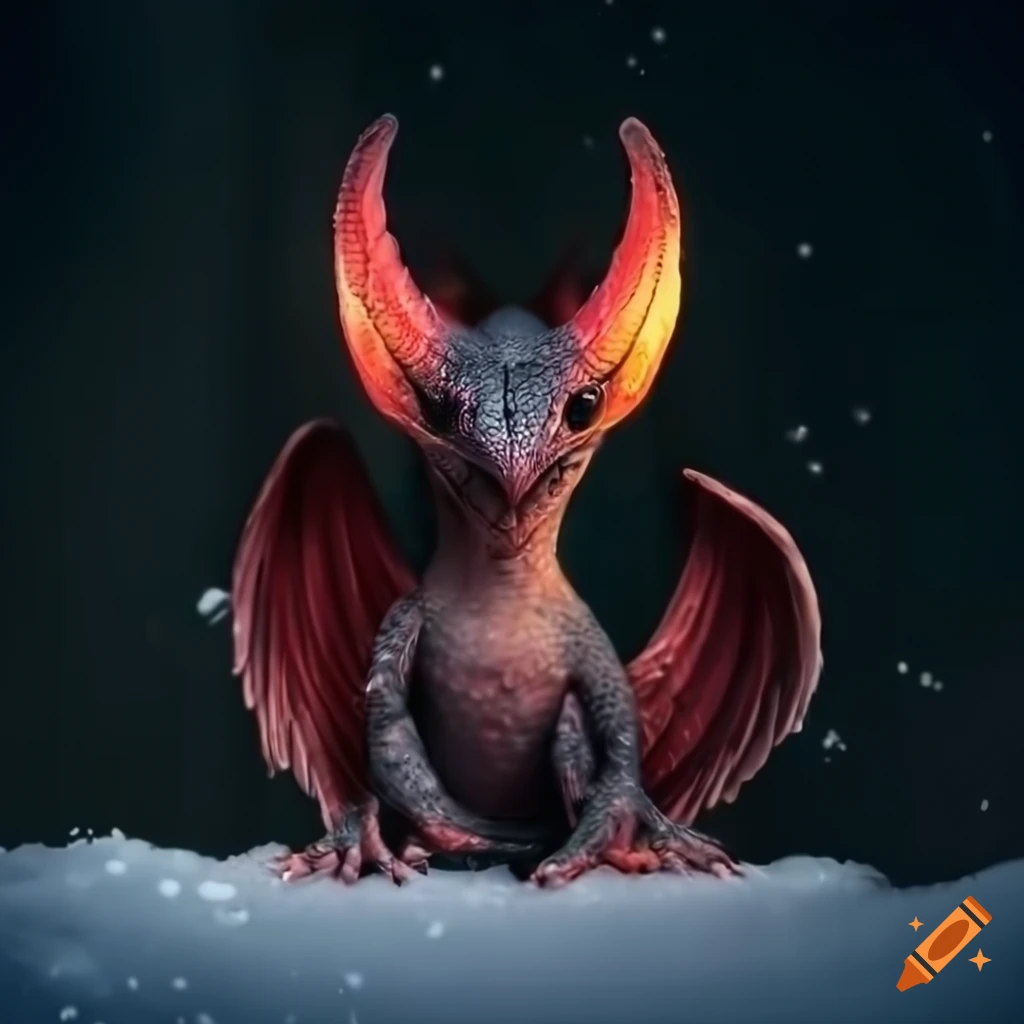 A Playful And Cuddly Felt Dragon Named Dracul With Vibrant Red Scales a-playful-and-cuddly-felt-dragon-named-dracul-with-vibrant-red-scales