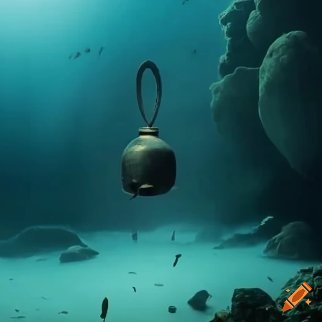 Bell crunching under the river