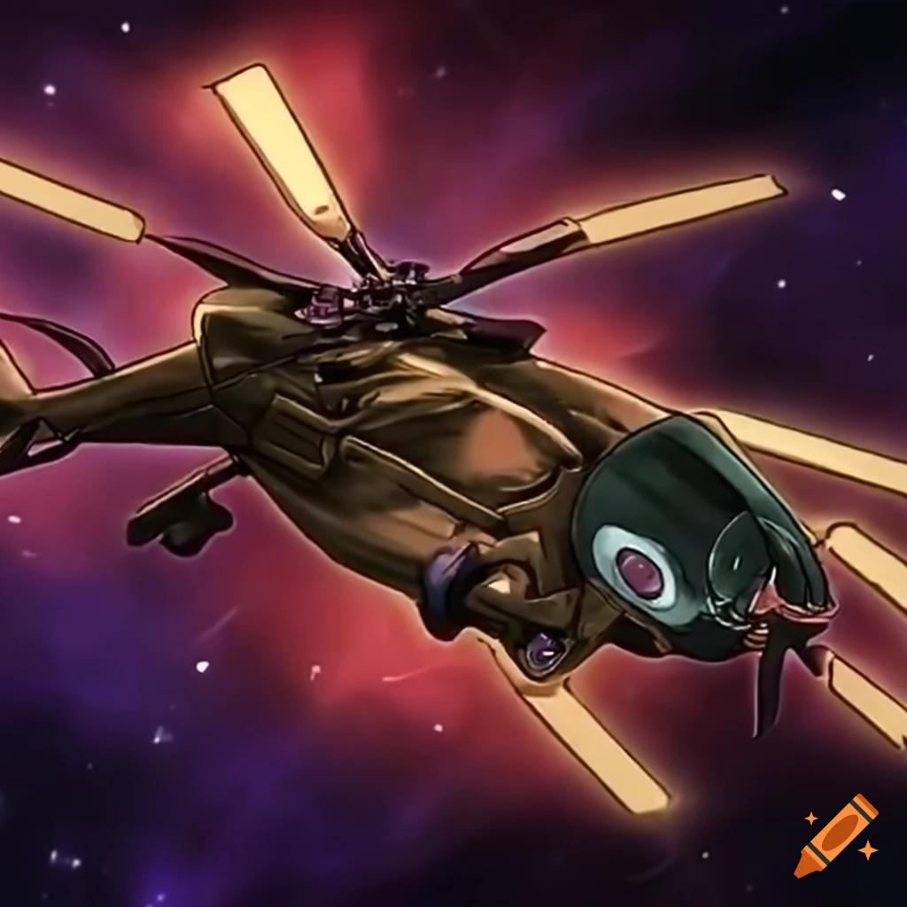Helicopter card for Yu-Gi-Oh! on Craiyon
