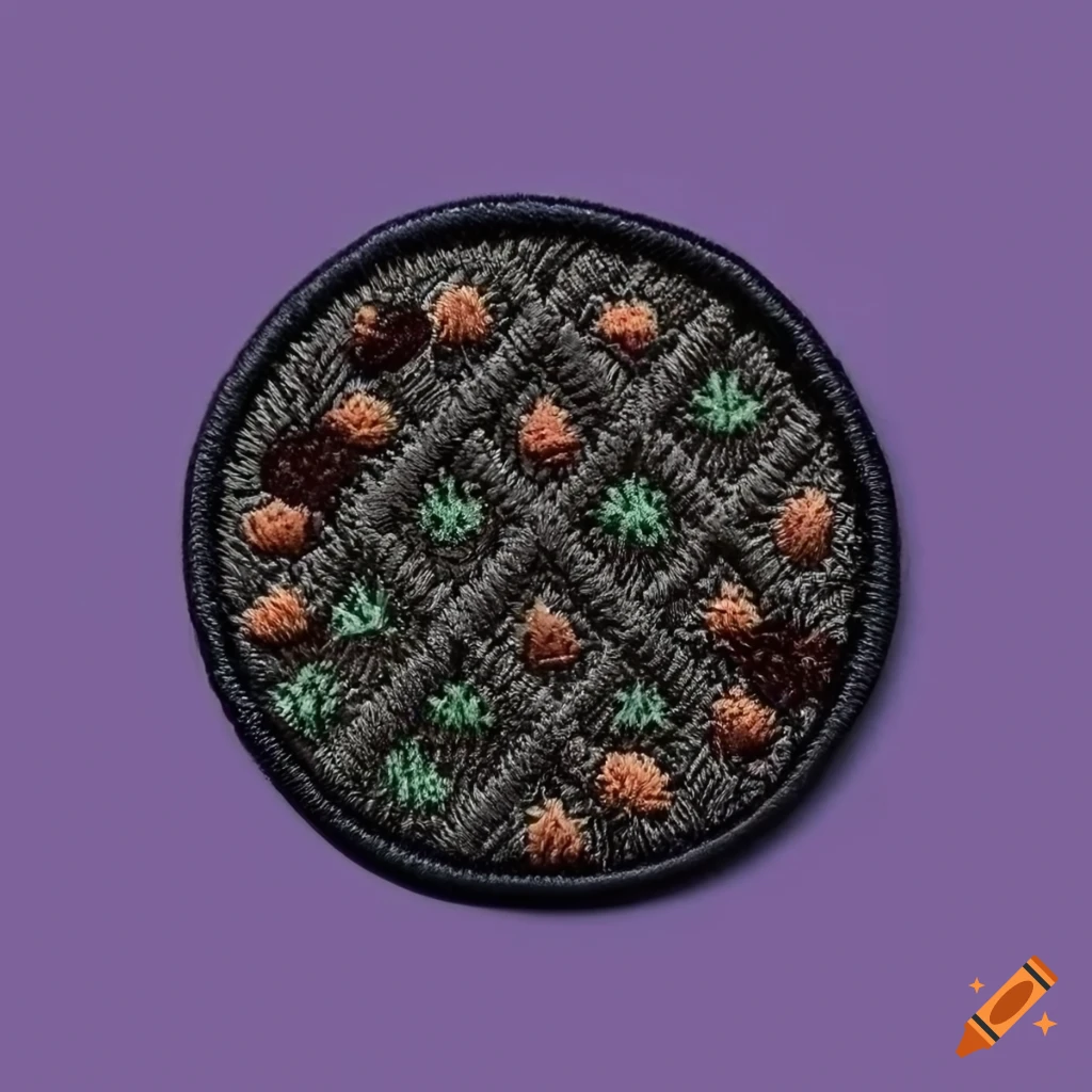 Noir graphic design patch