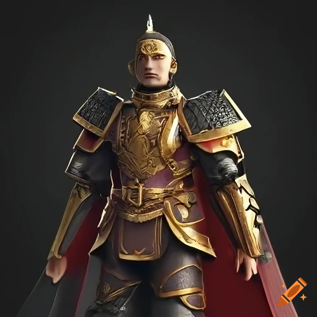 Medieval king in detailed full body fantasy attire on Craiyon