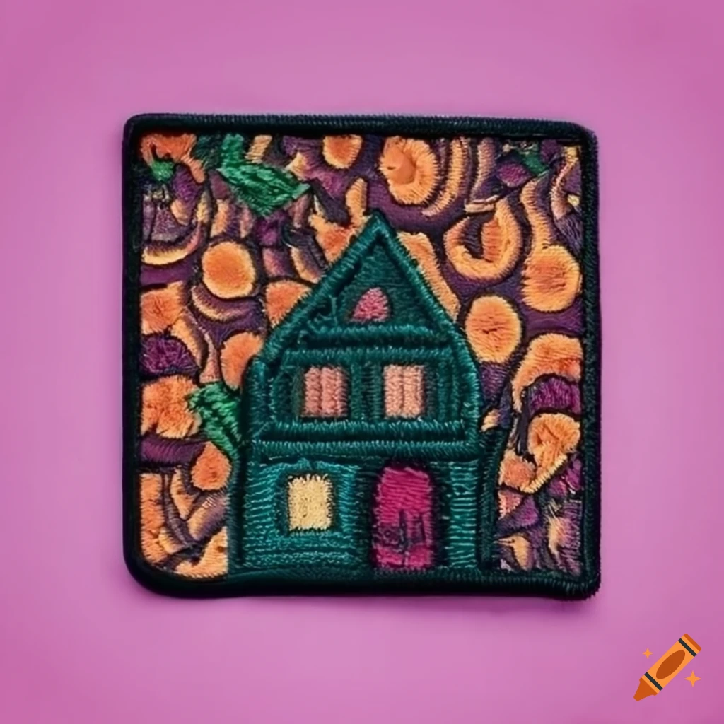 Noir graphic design patch