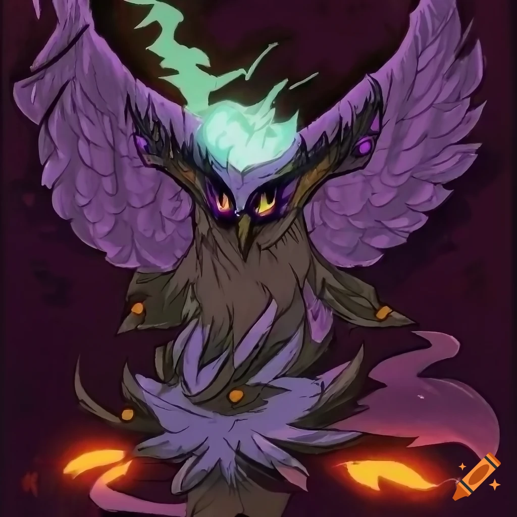 A magpie pokémon card on Craiyon