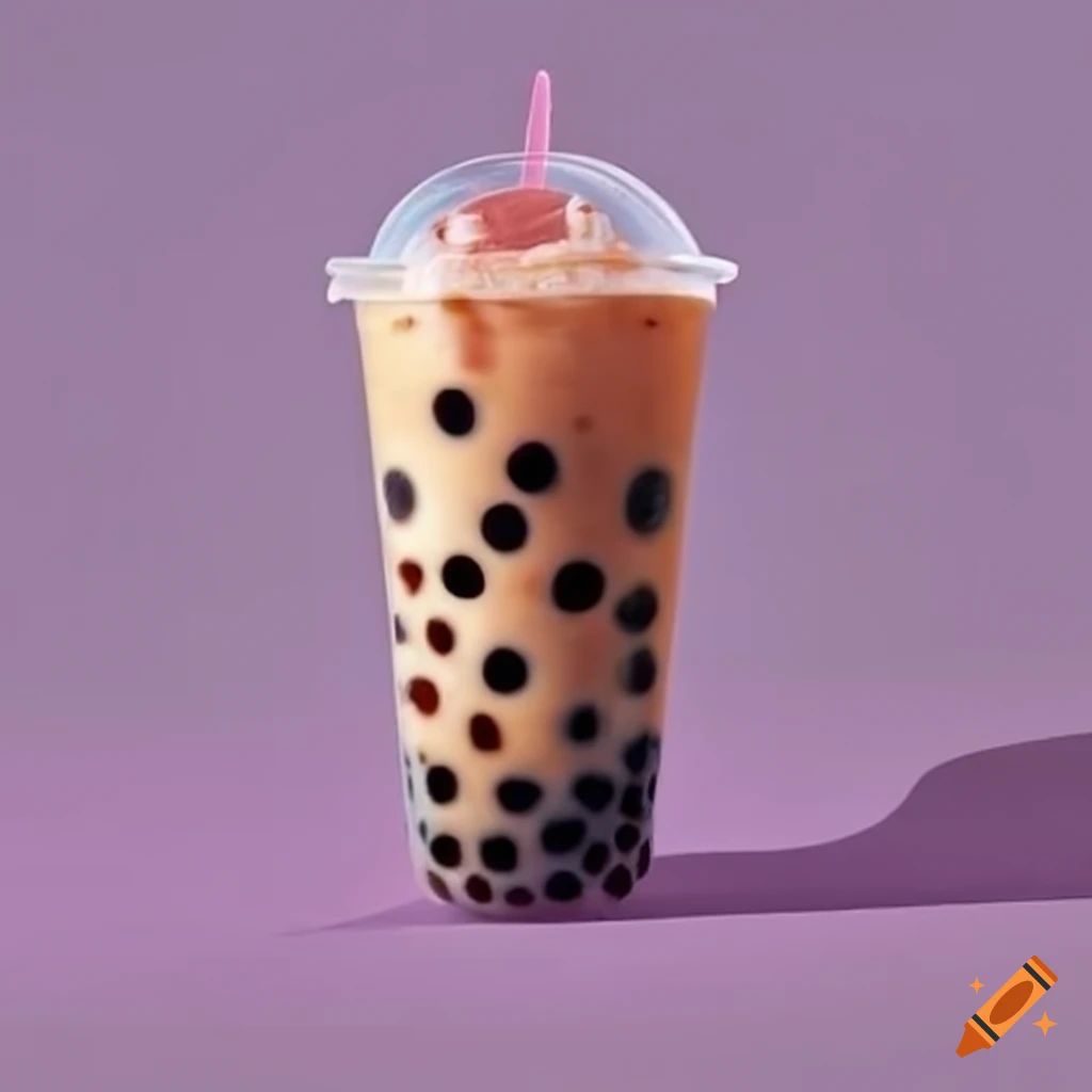 Boba x sticks - a bubble tea shop sign on Craiyon