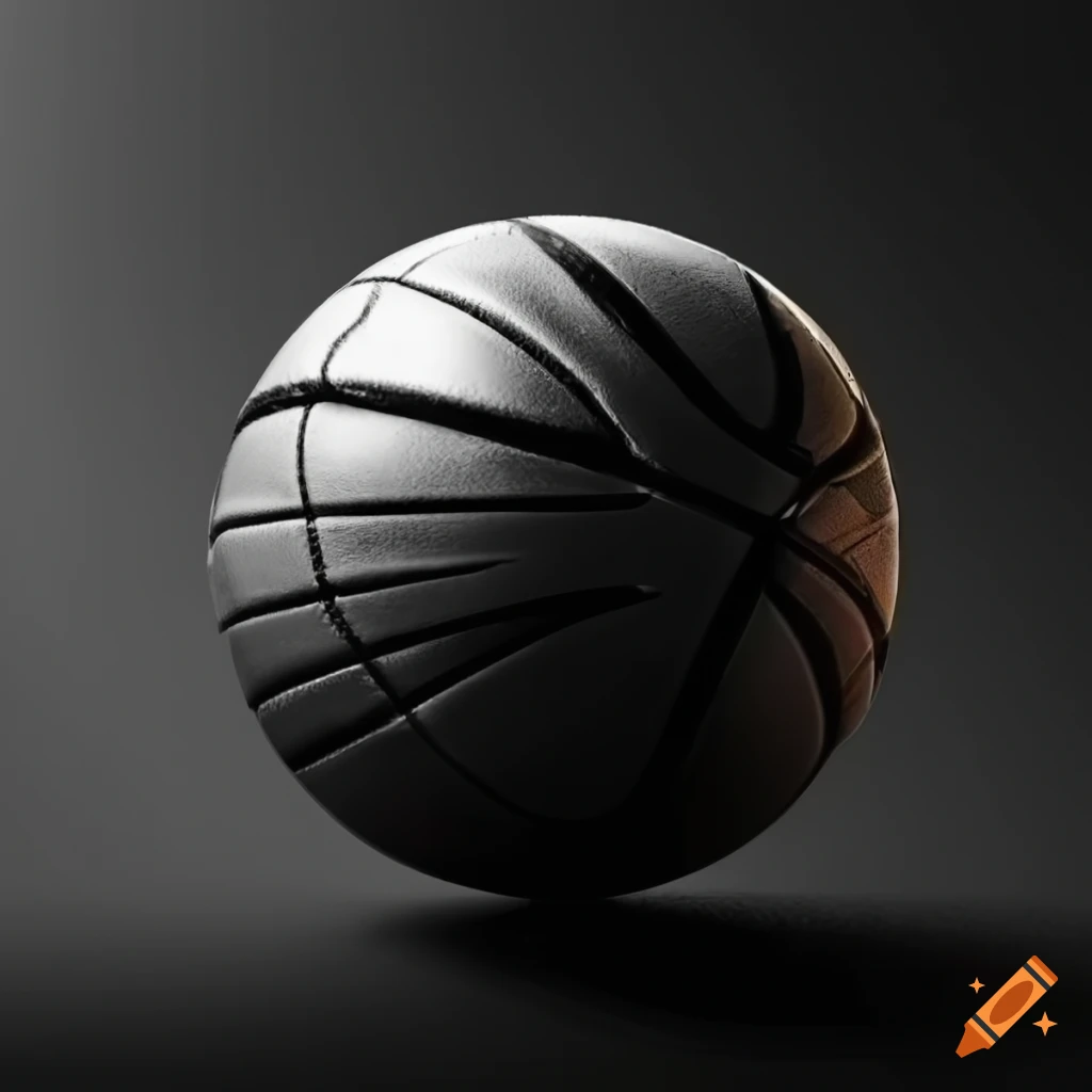 Balleros basketball logo in black, white, and gray