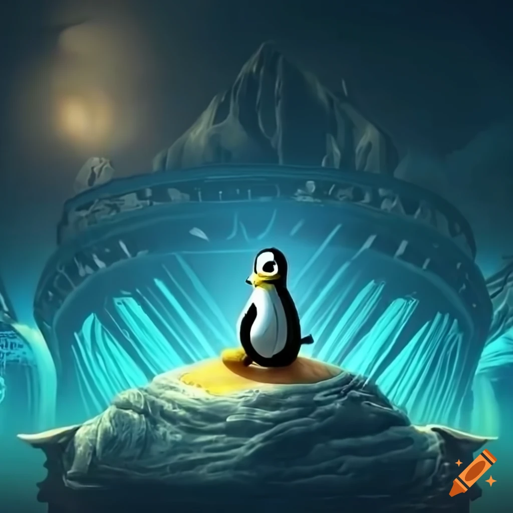 Linux Journey logo on Craiyon