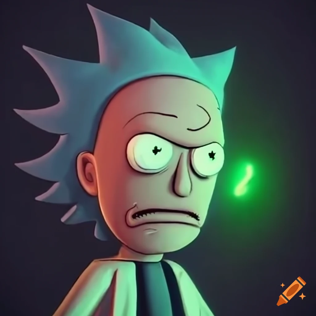 Rick and morty characters artwork on Craiyon
