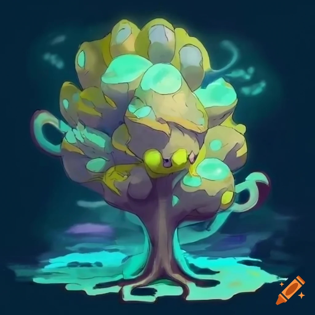 Carrot monster in a fantasy setting on Craiyon