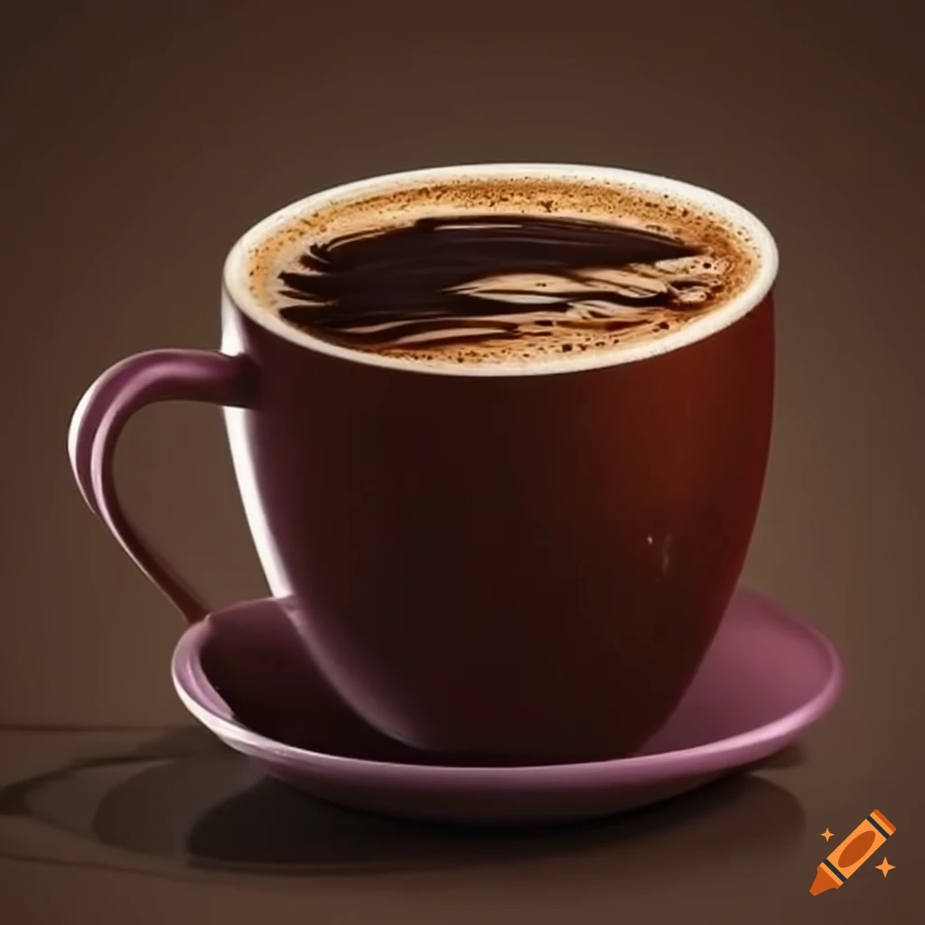 Exploding coffee cup on Craiyon