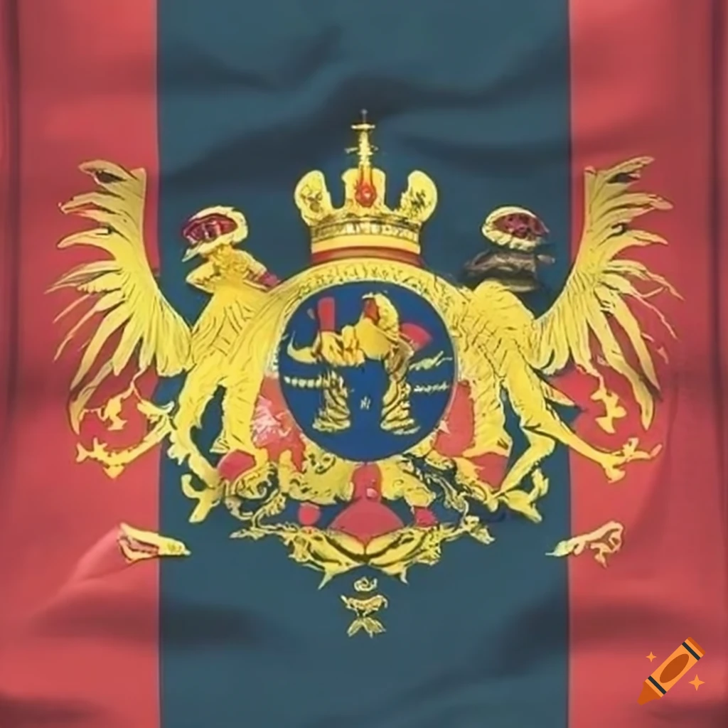 Empire flag on Craiyon