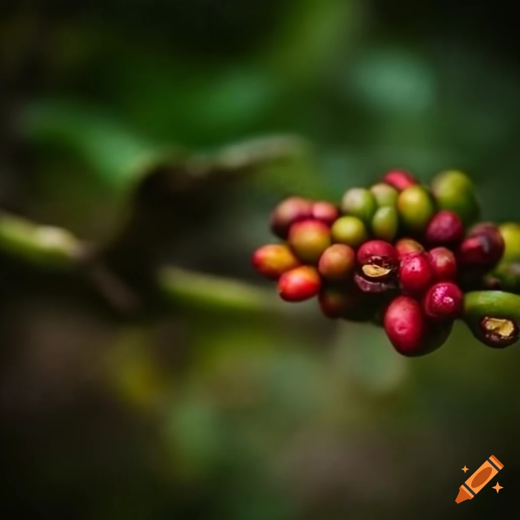 Cut coffee plant