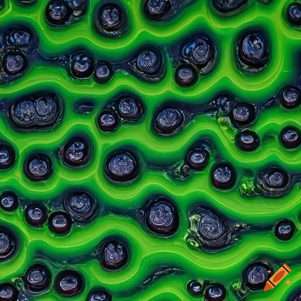 Wet and slimy bubble tiles in a H.R. Giger-inspired 2D Metroid game on ...
