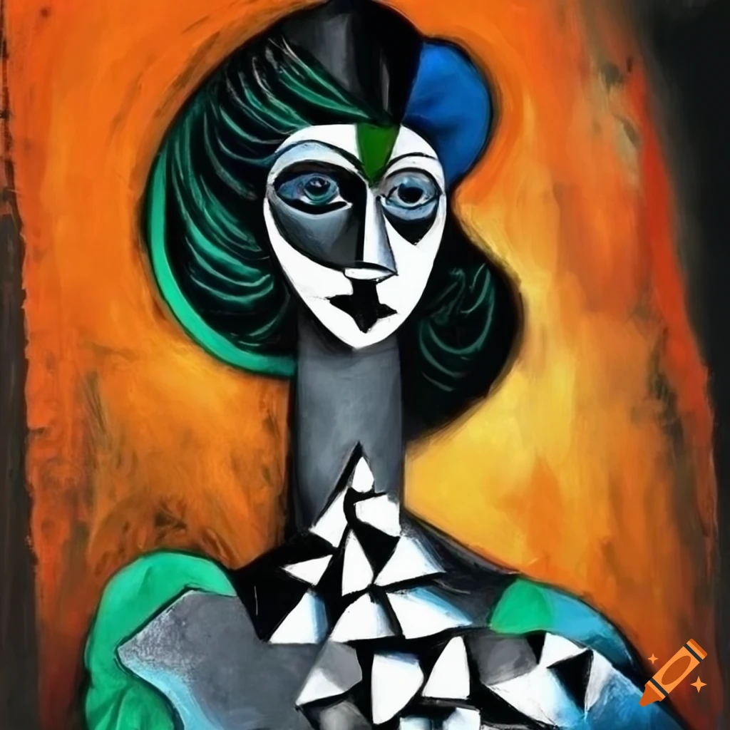 Tableau expressioniste femme surréaliste on Craiyon