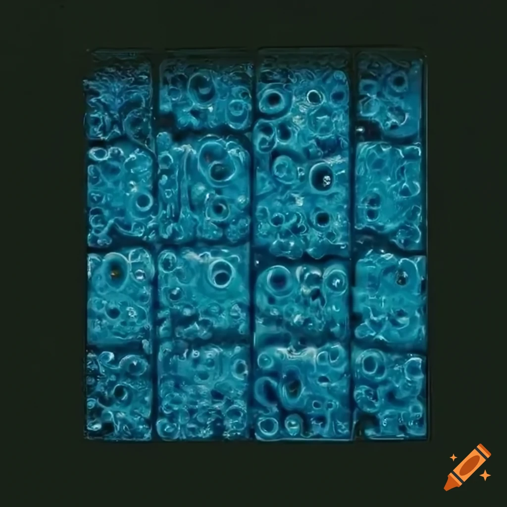 H r giger inspired wet and slimy 2d metroid game tiles on Craiyon