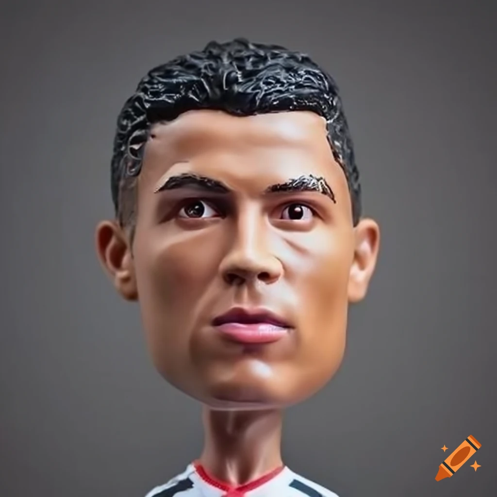 Bobble head of cristiano ronaldo on Craiyon
