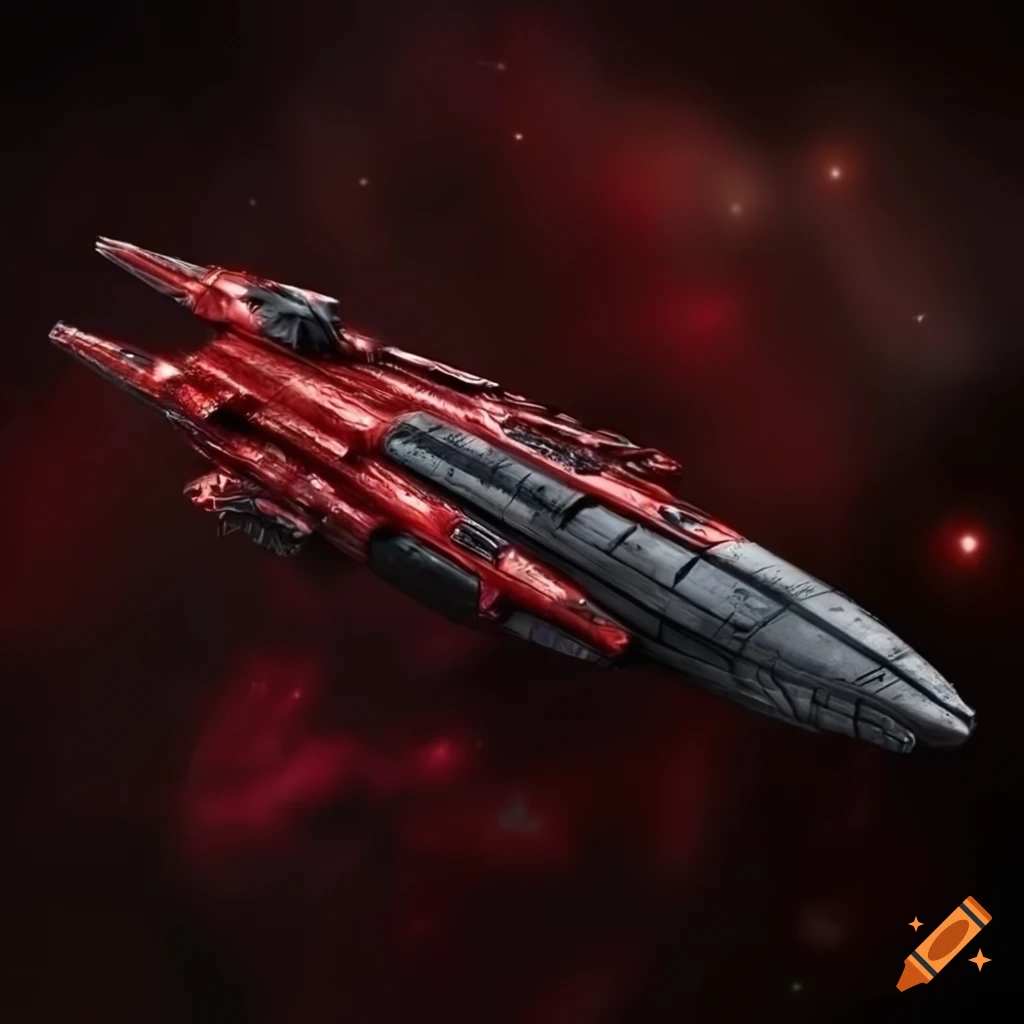 Bolian starship on Craiyon