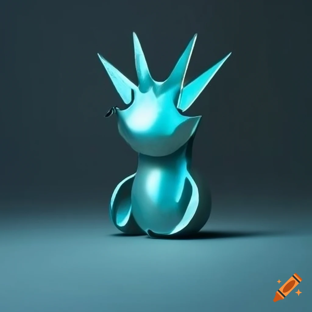 Metal sculpture of zelda game on Craiyon