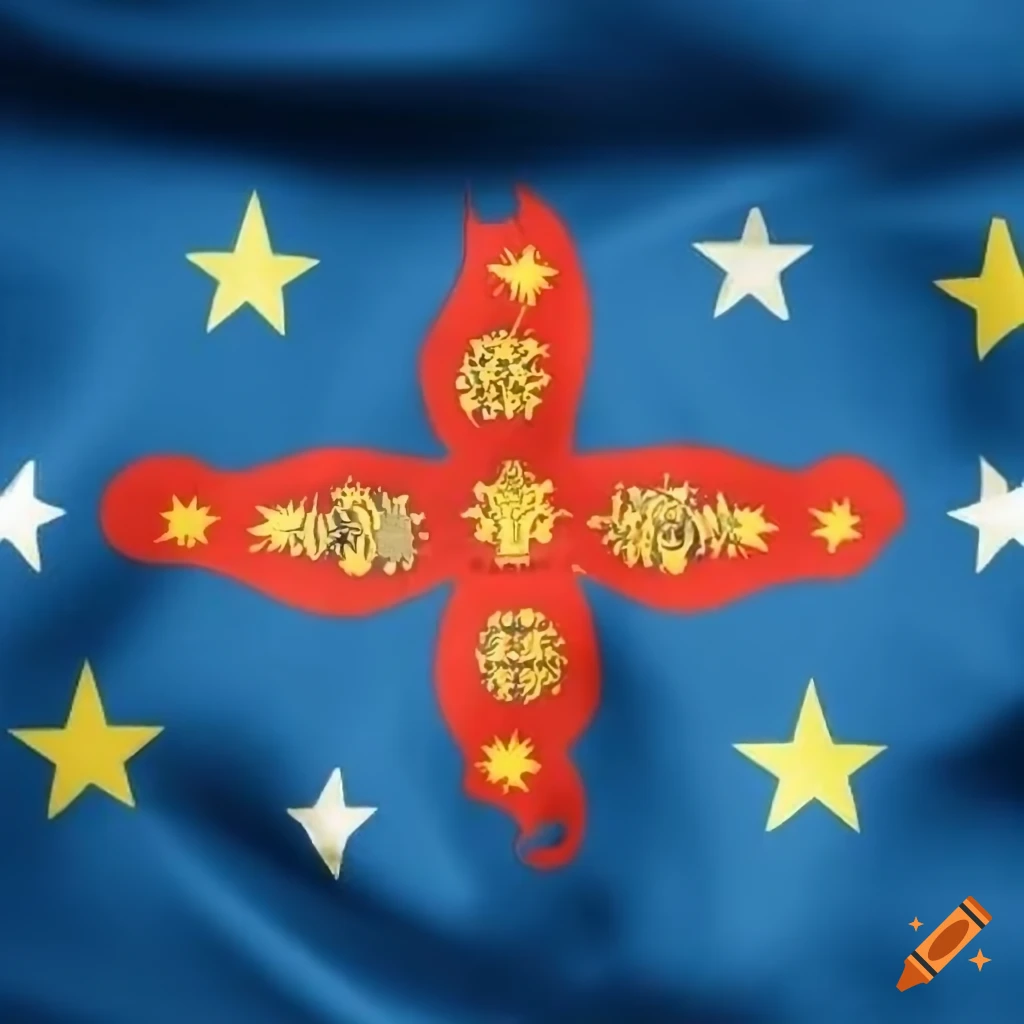 Realistic portrayal of the commonwealth of svegia flag