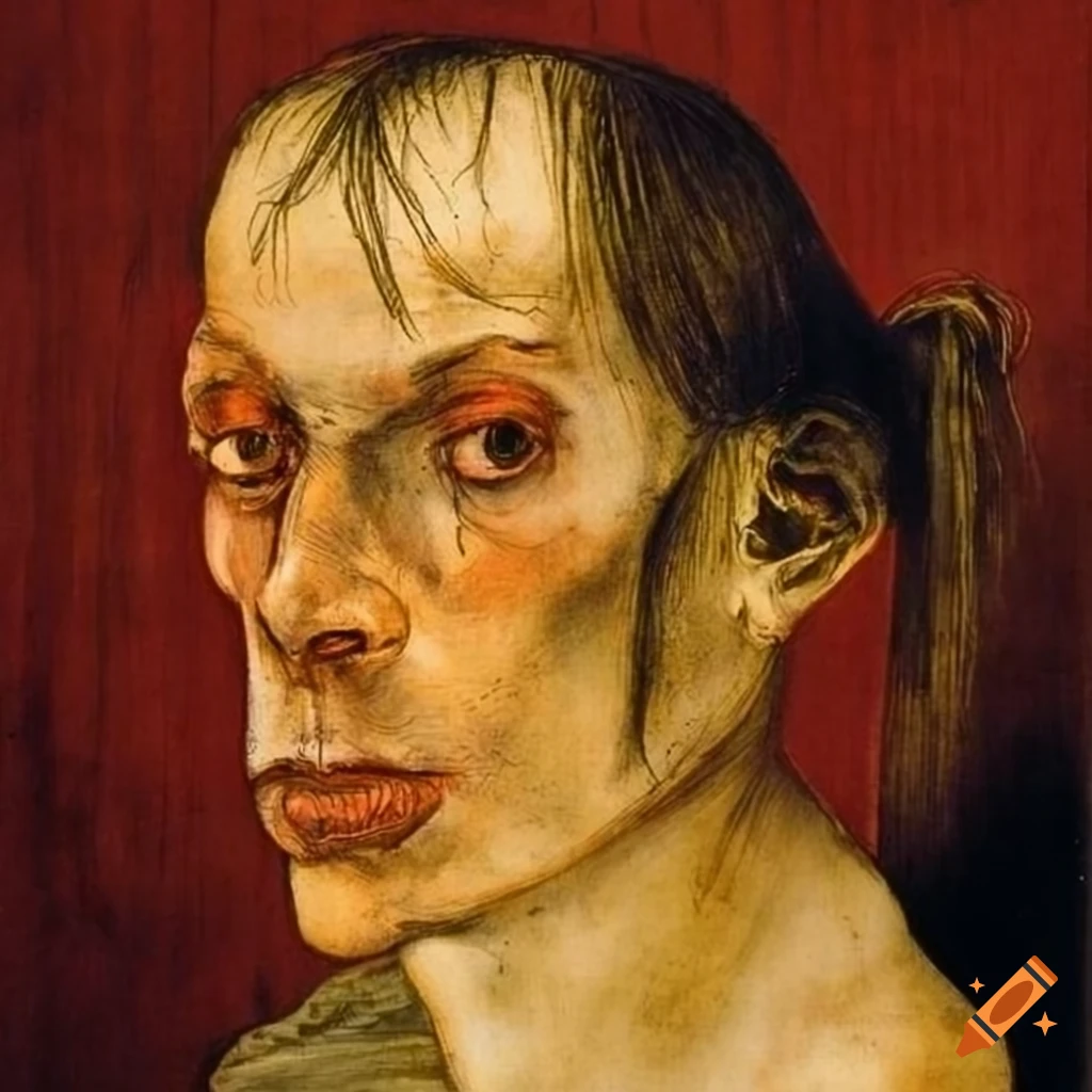 Collage of famous portrait paintings on Craiyon