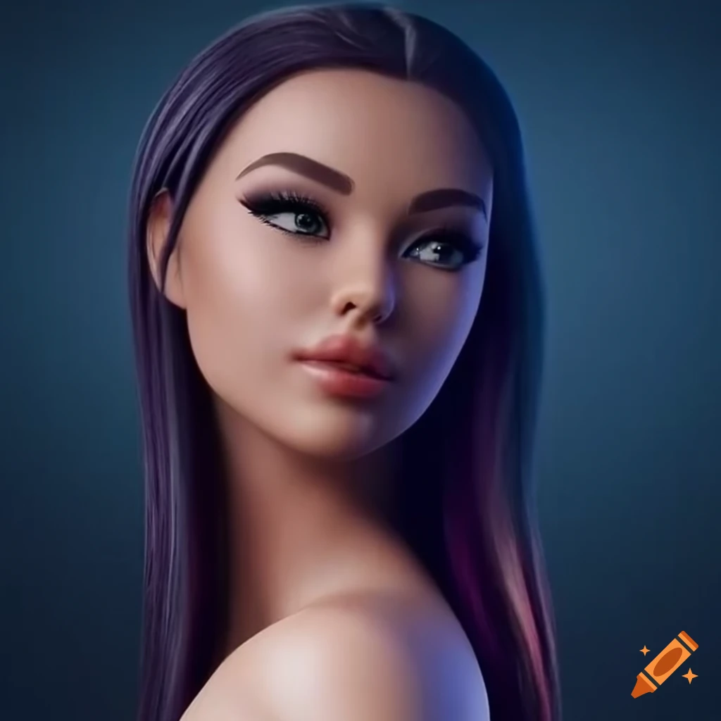 Portrait of lisa simpson in super-detailed 8k resolution on Craiyon