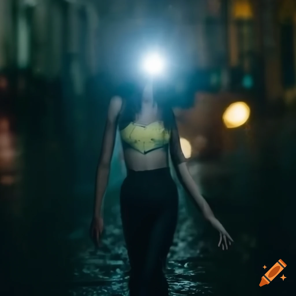 Surreal artwork of a flooded liminal space