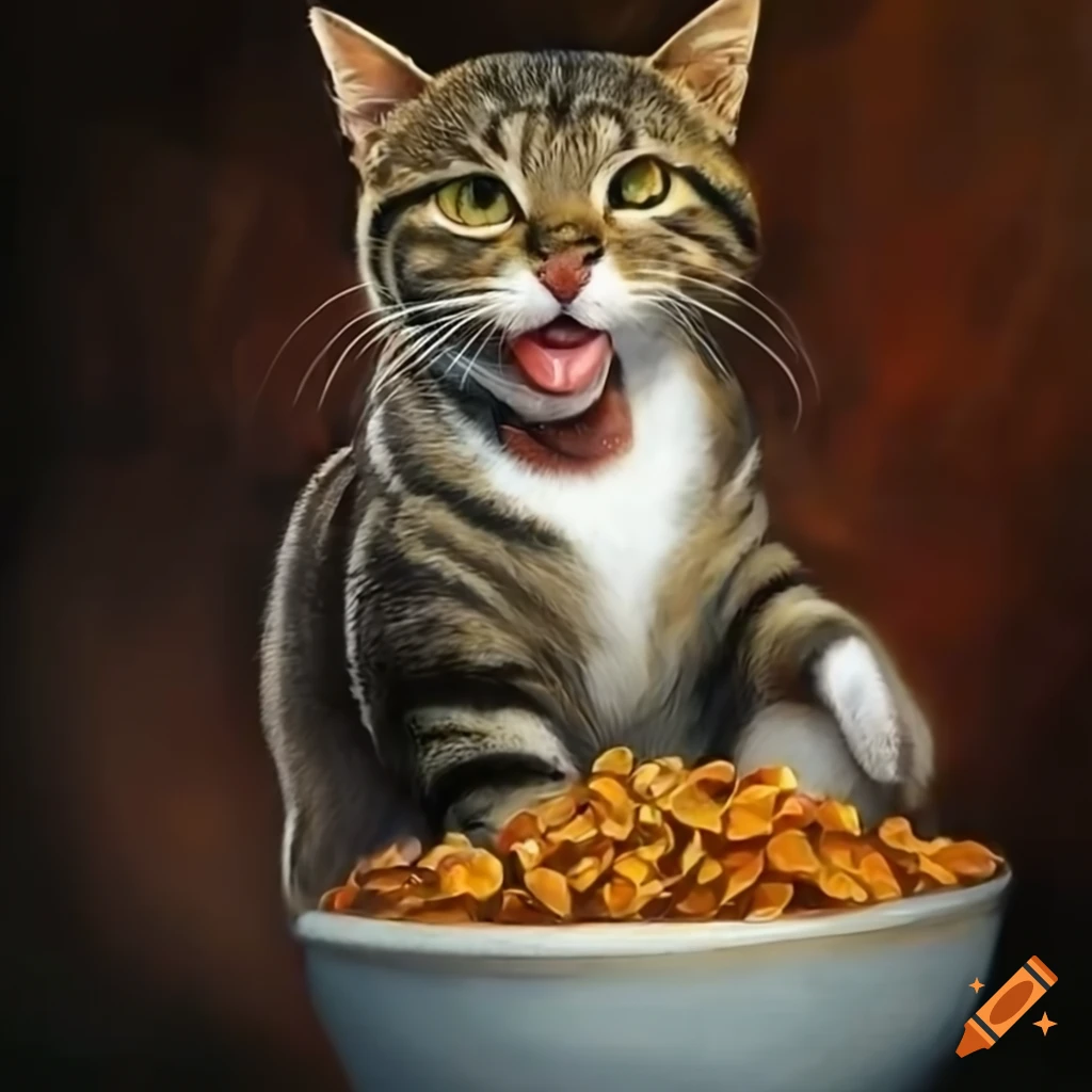 Cat inside a burrito on Craiyon