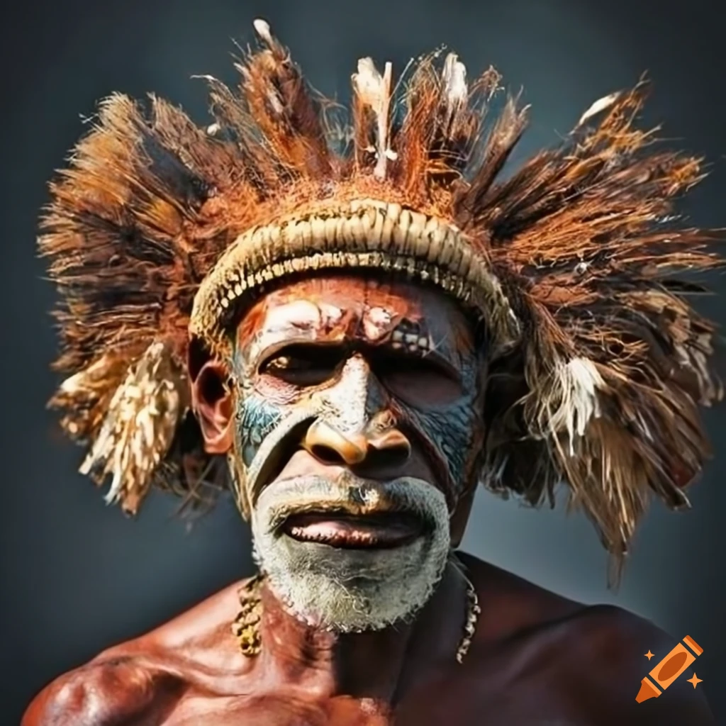 Photography of aboriginal tasmanians on Craiyon