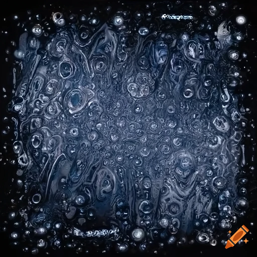 2d alien creature in a dark and eerie environment