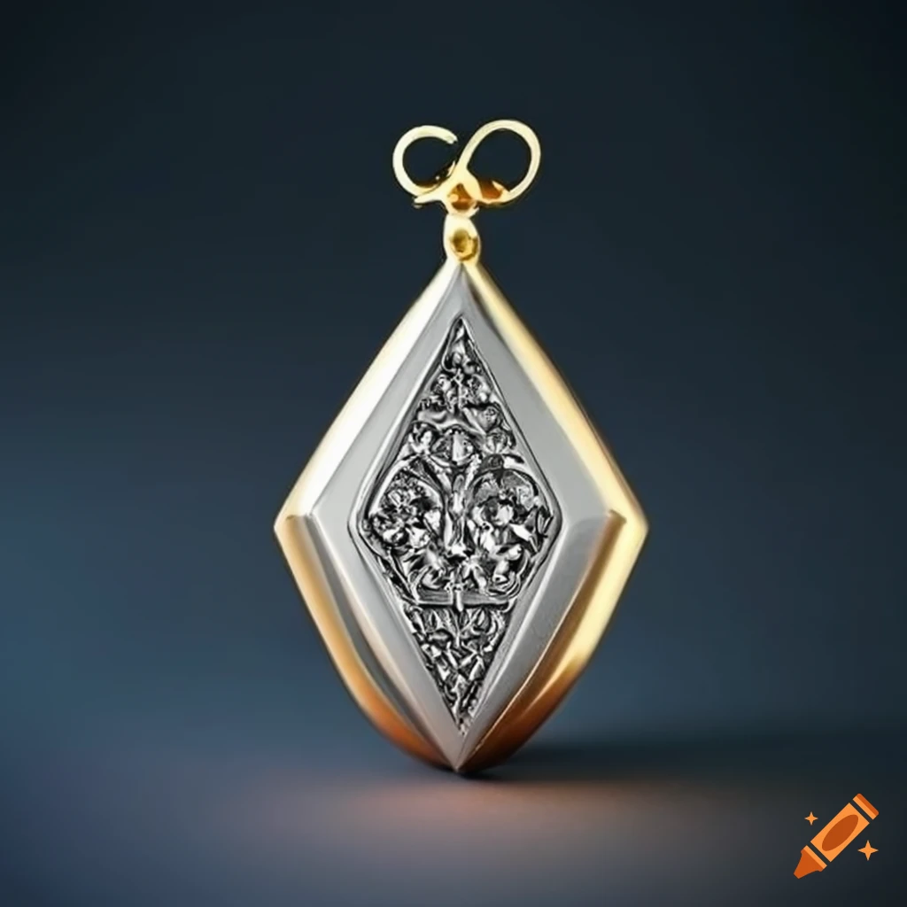 Metal amulet on Craiyon