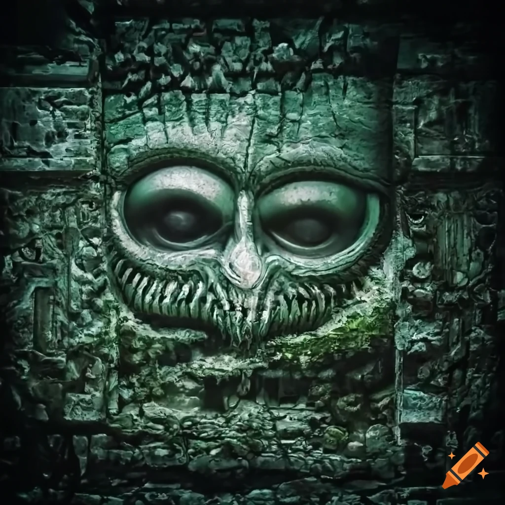 Dark and creepy 2d metroid game with alien ruins on Craiyon