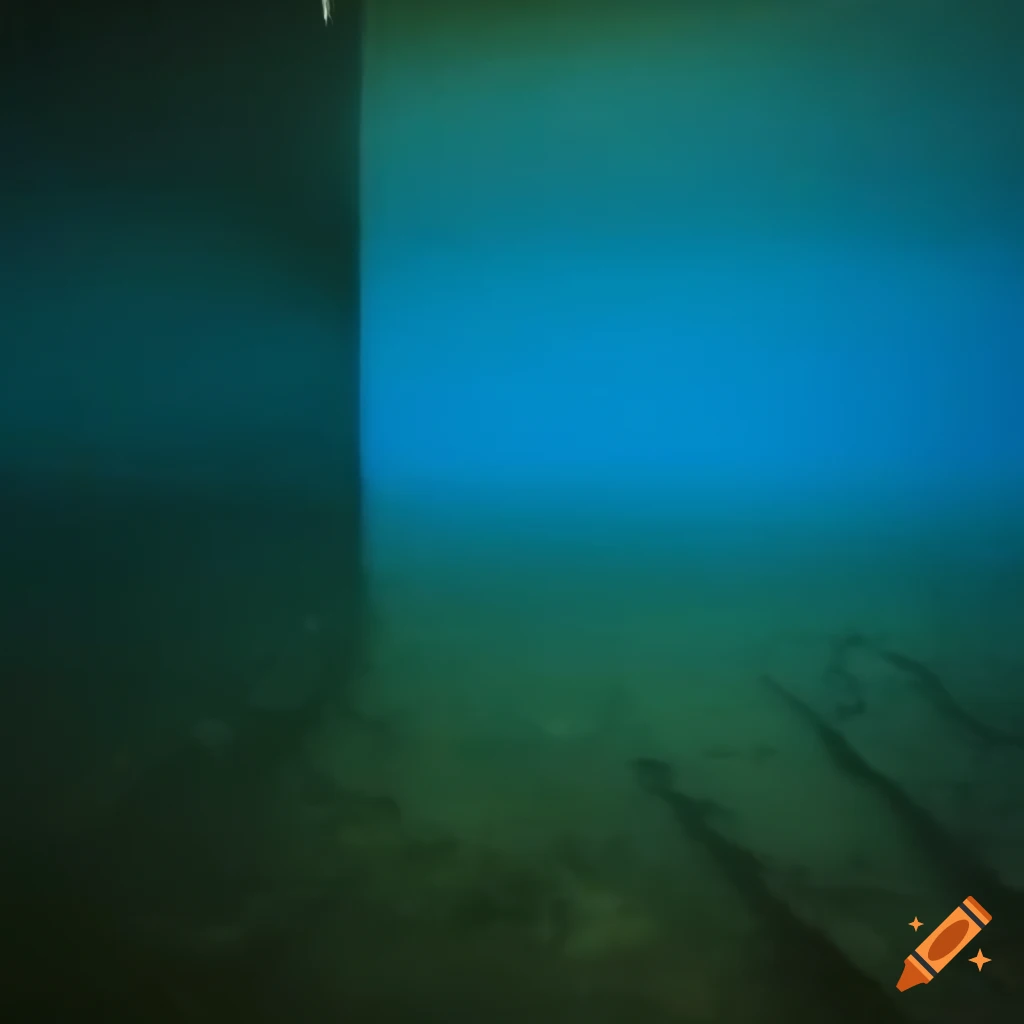 Surreal artwork of a flooded liminal space