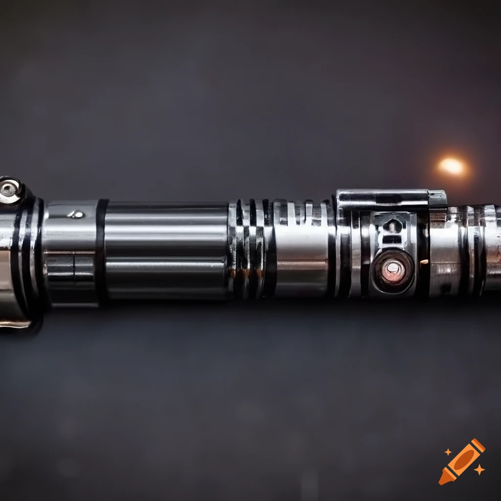 Detailed lightsaber hilt