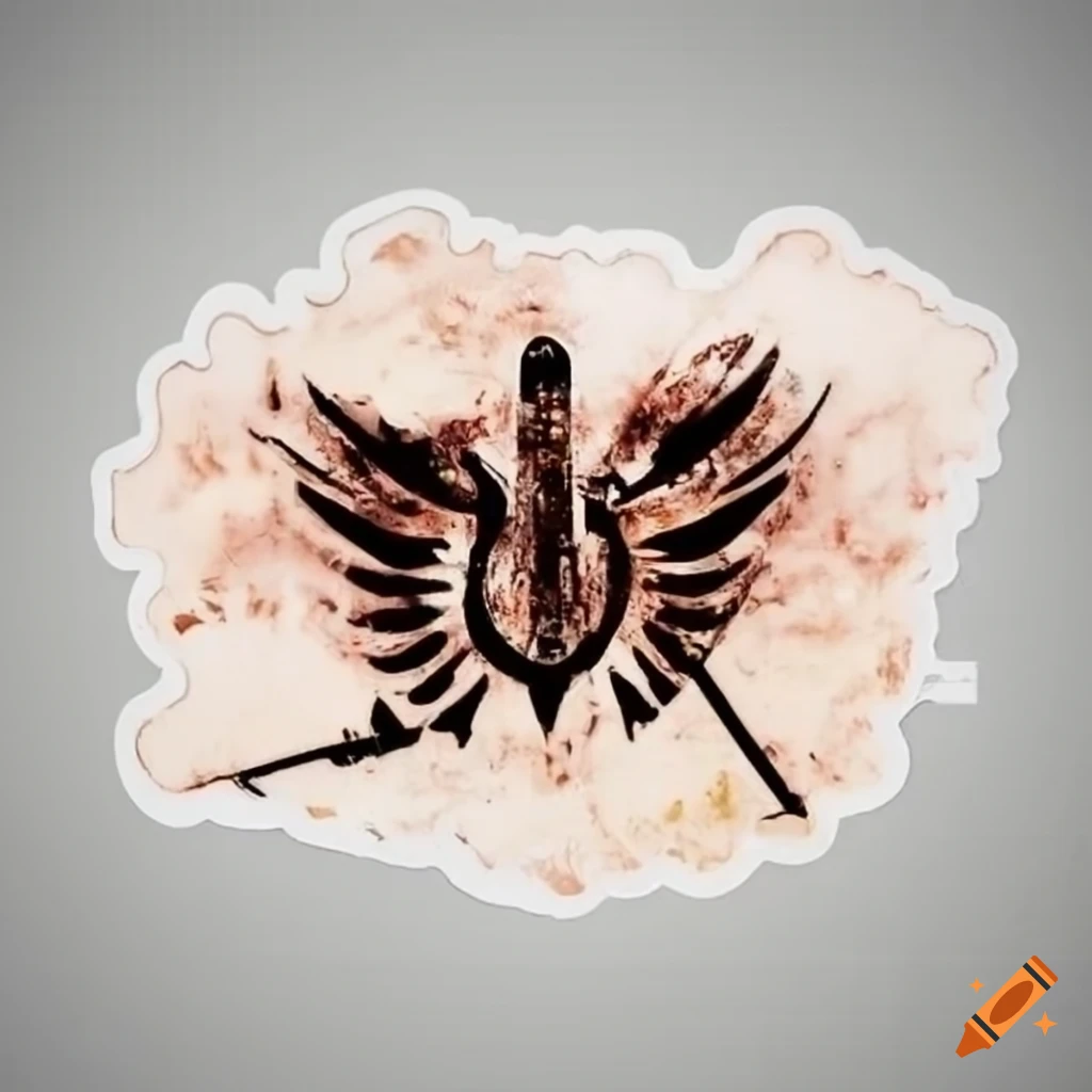 Vintage worn brand stickers