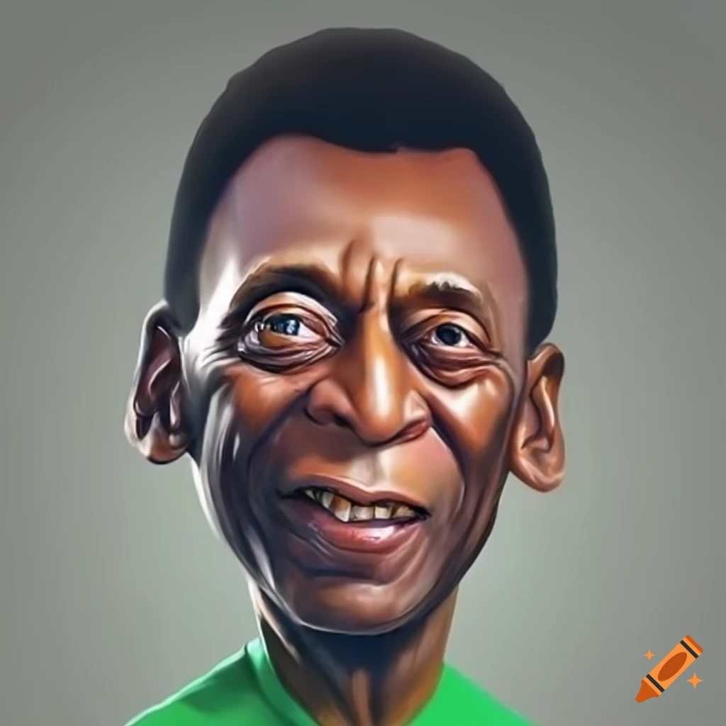 Caricature of pelé