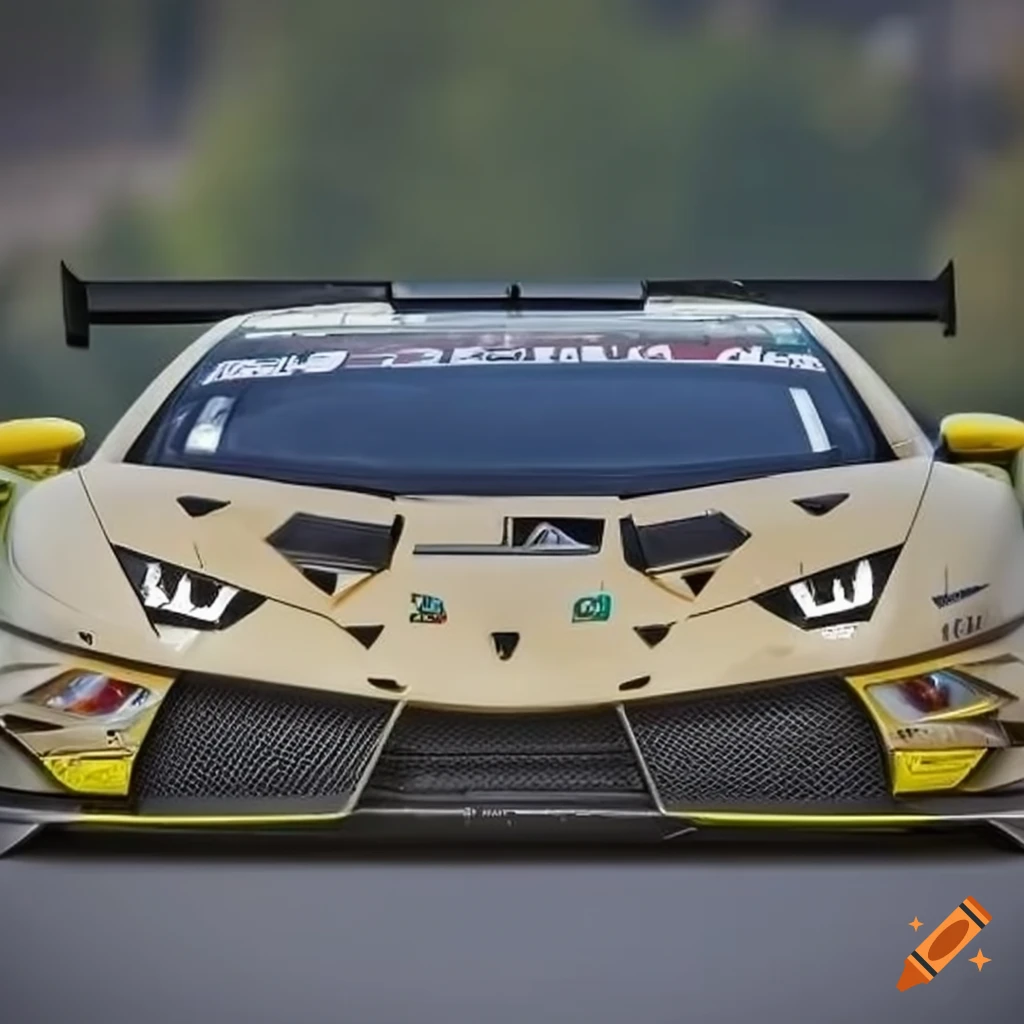 Lamborghini huracan gt3 racing car