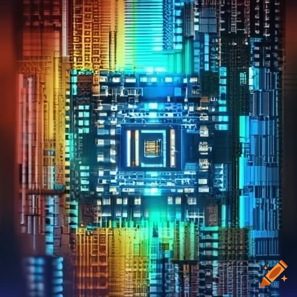 Hyper-realistic artwork of a cpu on Craiyon