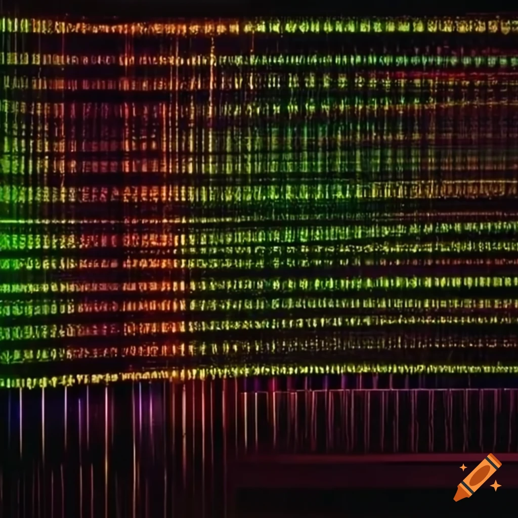 Binary code programming concept on Craiyon