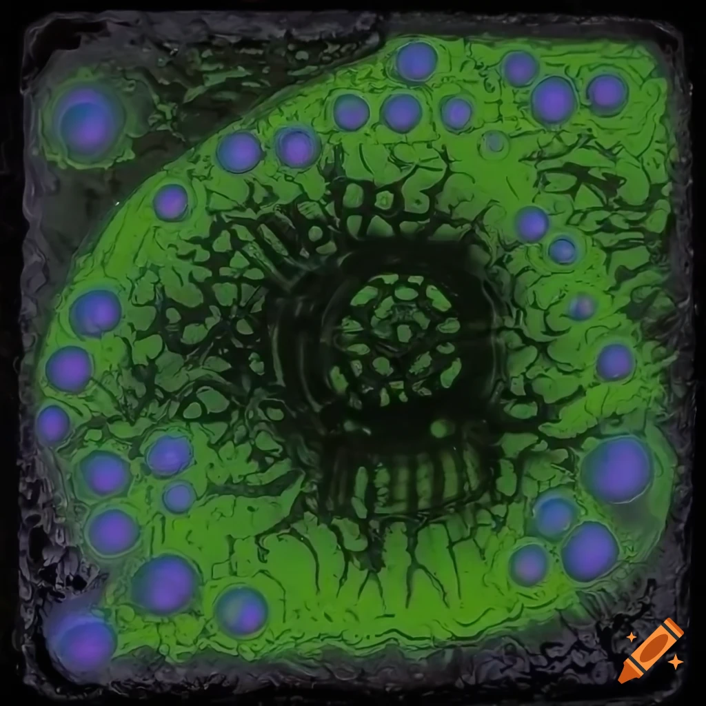 2d game art of a creepy alien in giger-inspired style on Craiyon