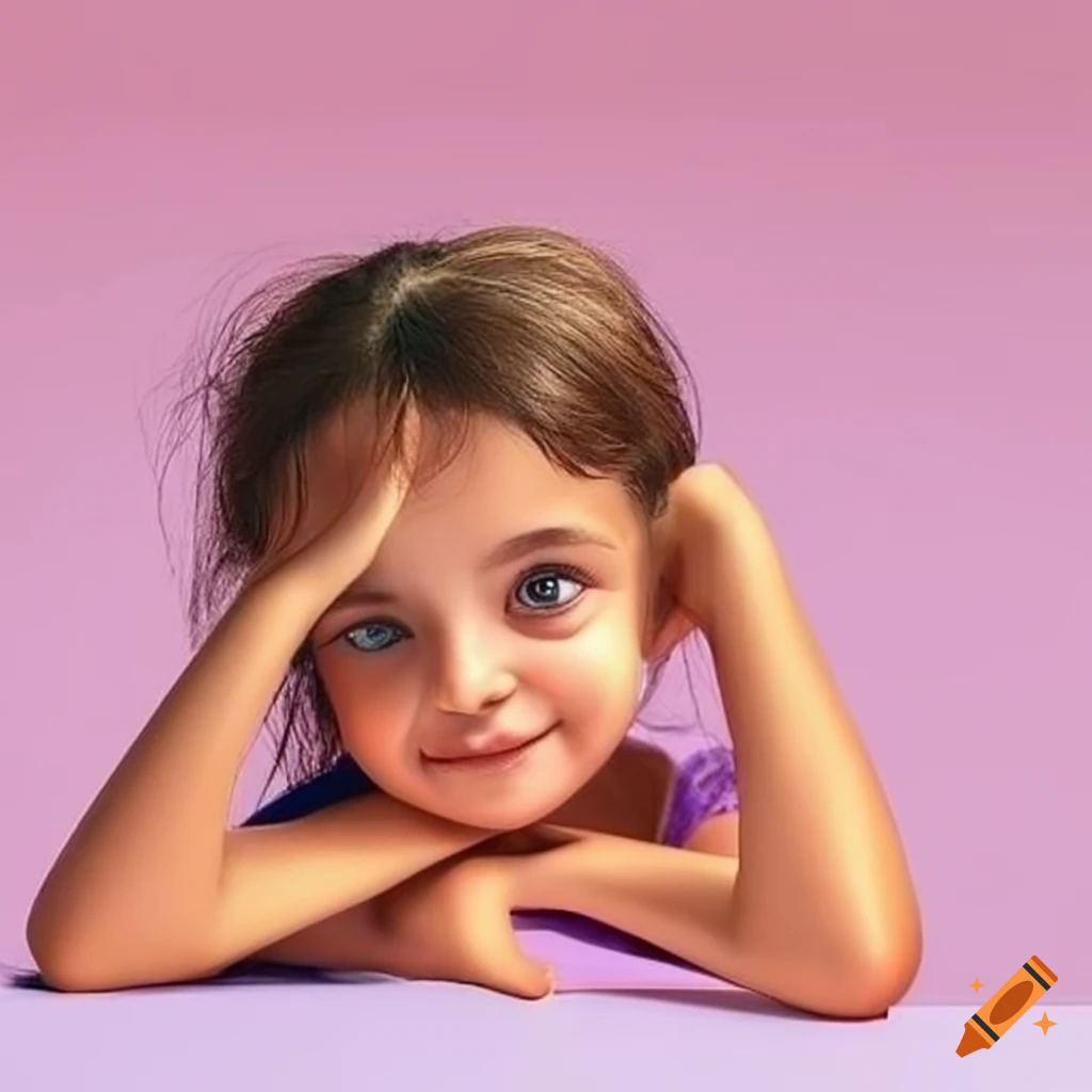 Fashion model for kids on Craiyon