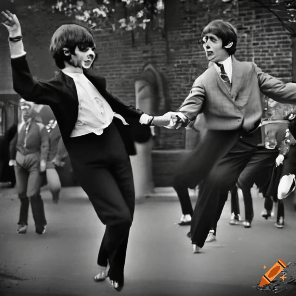 The beatles jitterbug dancing