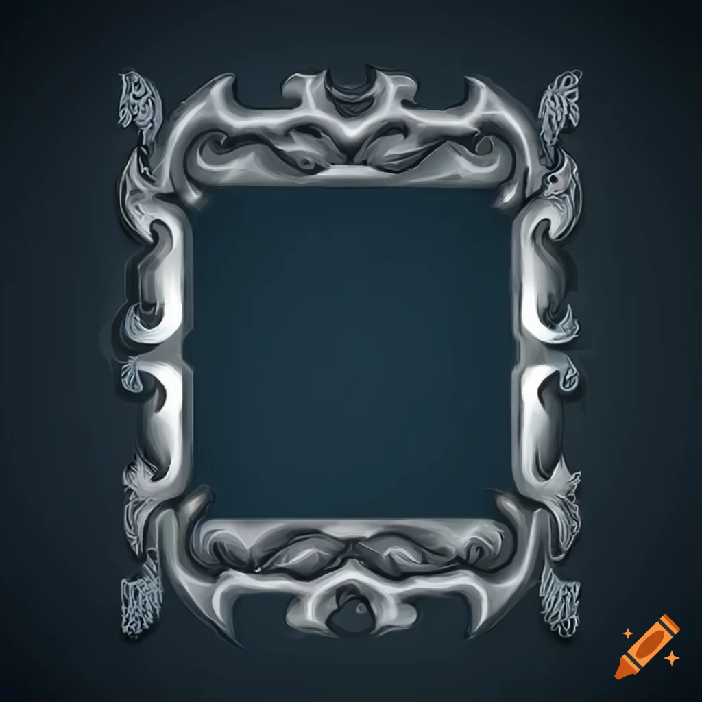 Silver pattern for rpg ui border