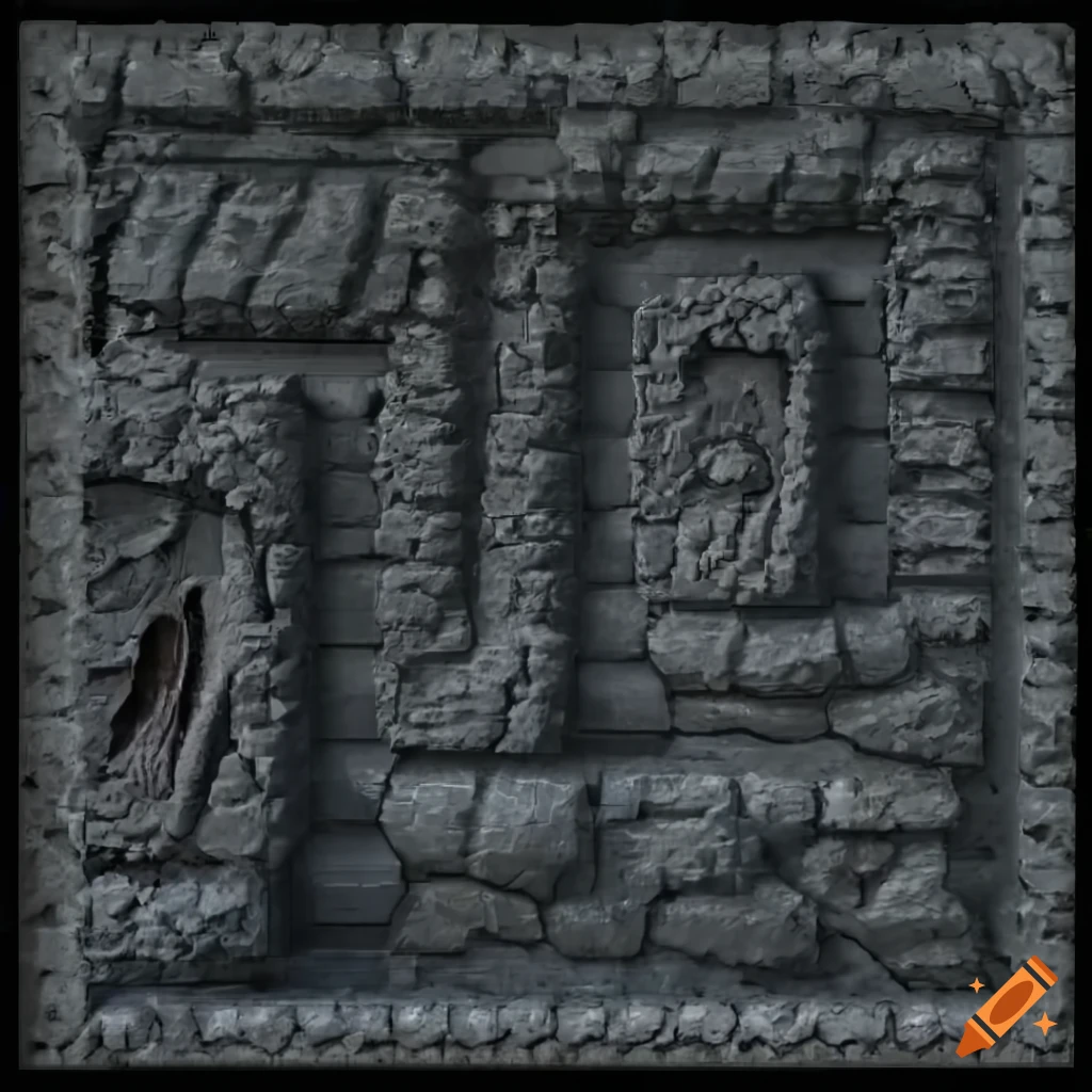 2d game with h.r. giger-inspired alien in a wet ruin on Craiyon