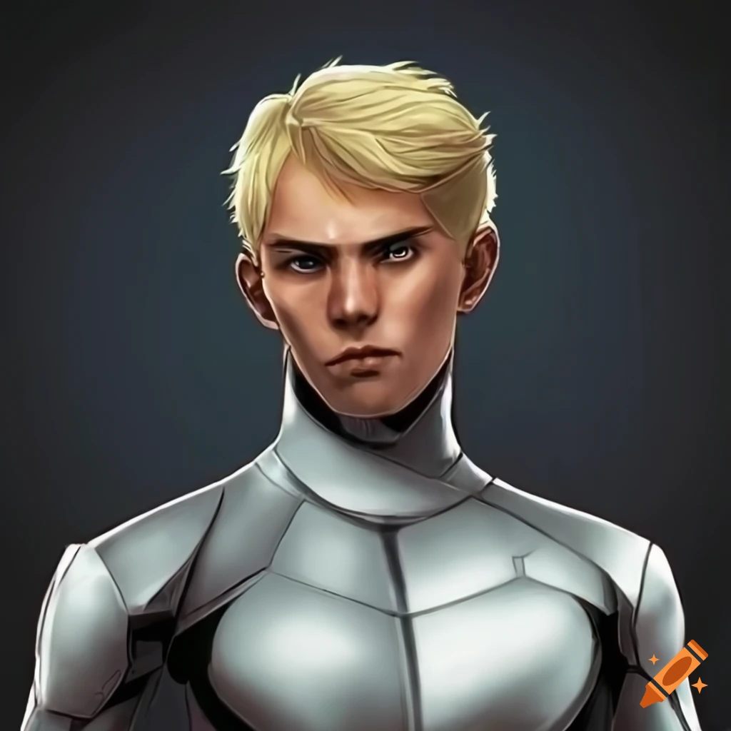 Cosplay of a male space ranger on Craiyon