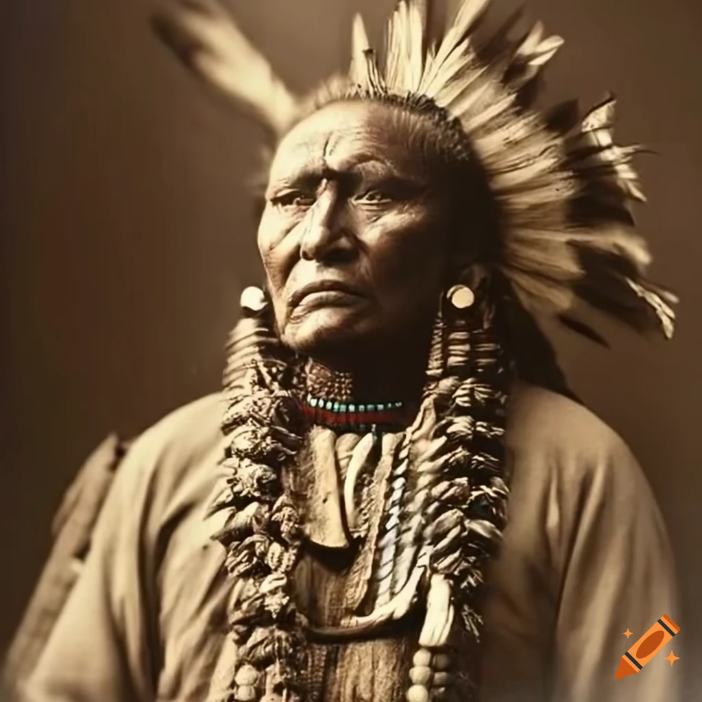 Photograph Of An Apache Indian Warrior From The 19th Century On Craiyon Photograph Of An Apache Indian Warrior From The 19th Century On Craiyon