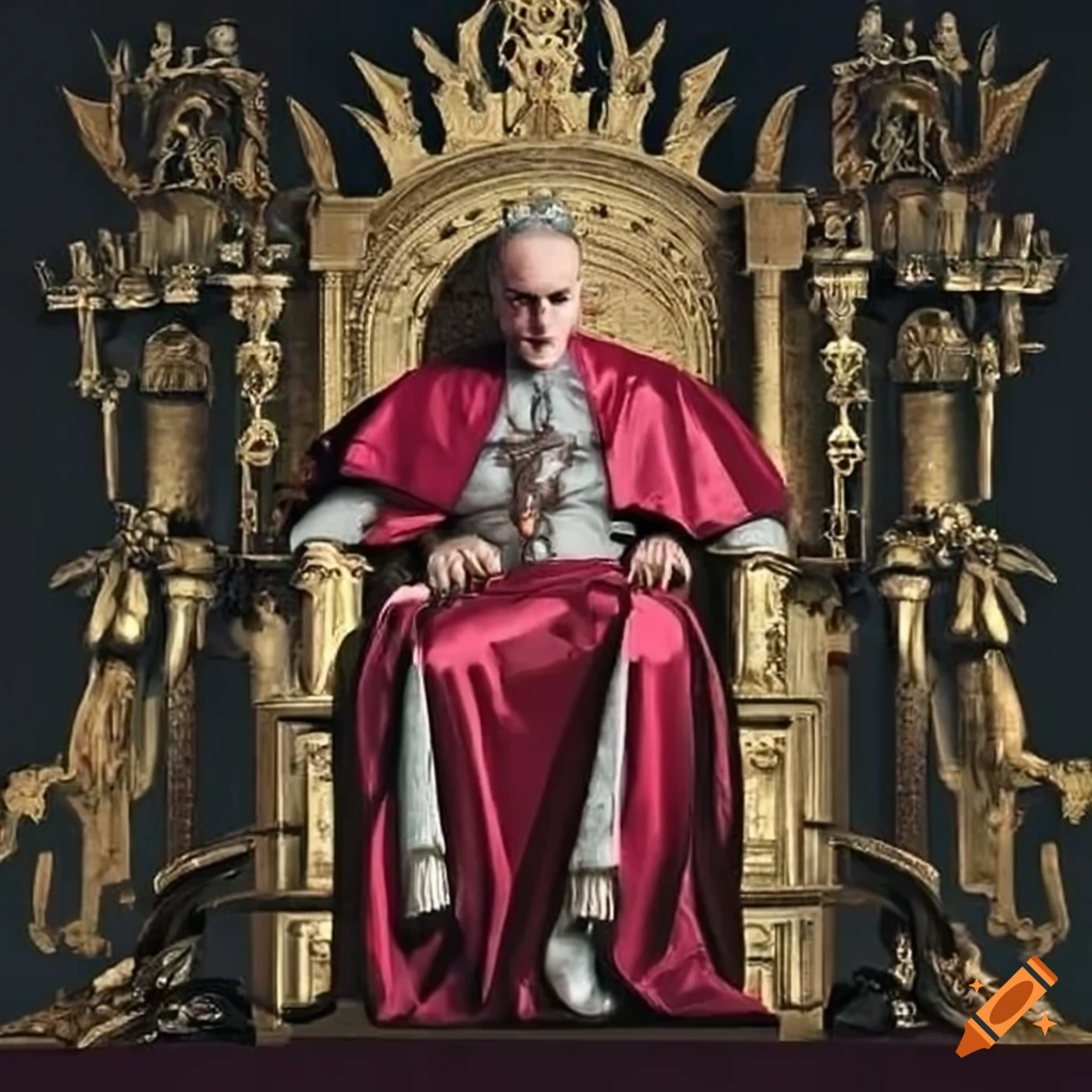 Pope portrait of willem dafoe on Craiyon